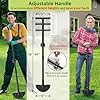 Amazon.com : Half Moon Edger Lawn Tool - Heavy Duty Saw Tooth Manual ...