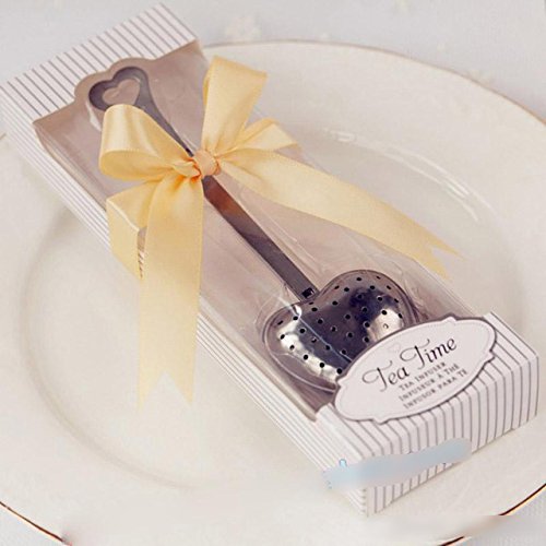 Hot Strainer Steeper Handle Shower Tea Strainer Tool Heart Shape ...