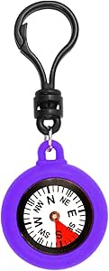 Amazon.com : Professional Clear Compasses Camping Hiking Survival Tool Keychains Compasses ...
