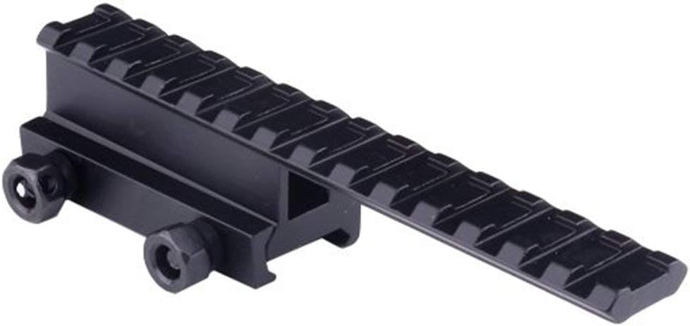 KEENZO 145mm Long Extended Flat Top Scope Mount Base Riser Weaver 20mm ...
