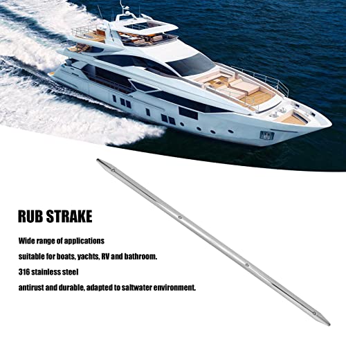 650x20mm Rub Strake 316 Stainless Steel Mooring Lines Rub Strake ...