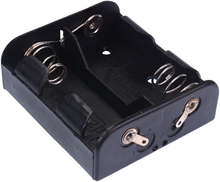 C x 2 Open Style Battery Holder Case With Solder Lug Terminals: Amazon ...
