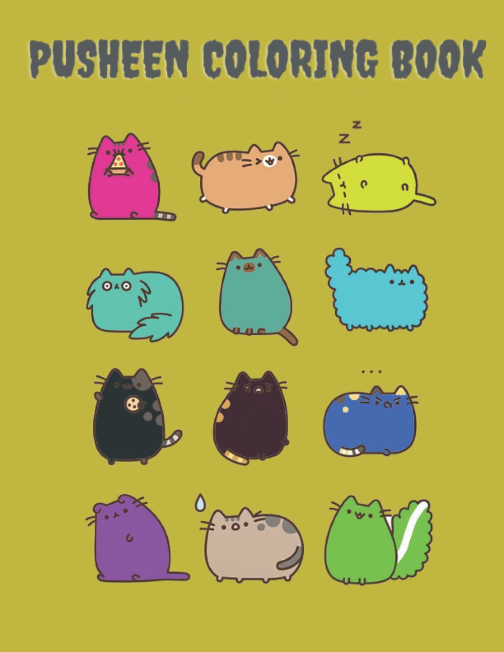 Mini Pusheen Cat Coloring Book I Am Pusheen For Kids | Desertcart INDIA