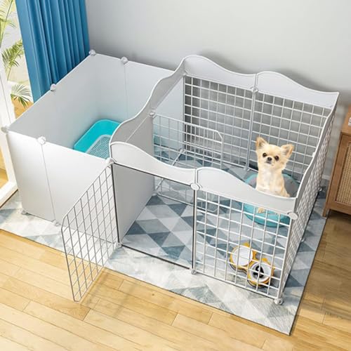 BNOSDM Dog Pet Playpen Metal Wire...