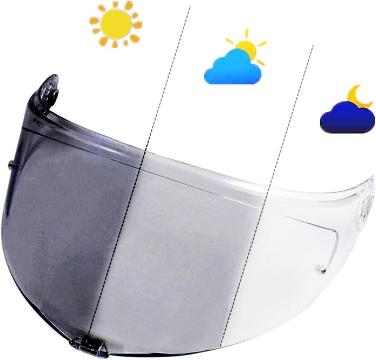 Amazon.com: BSTOP Photochromic Helmet Shield Visor for AGV K1S/K3SV/K5 ...