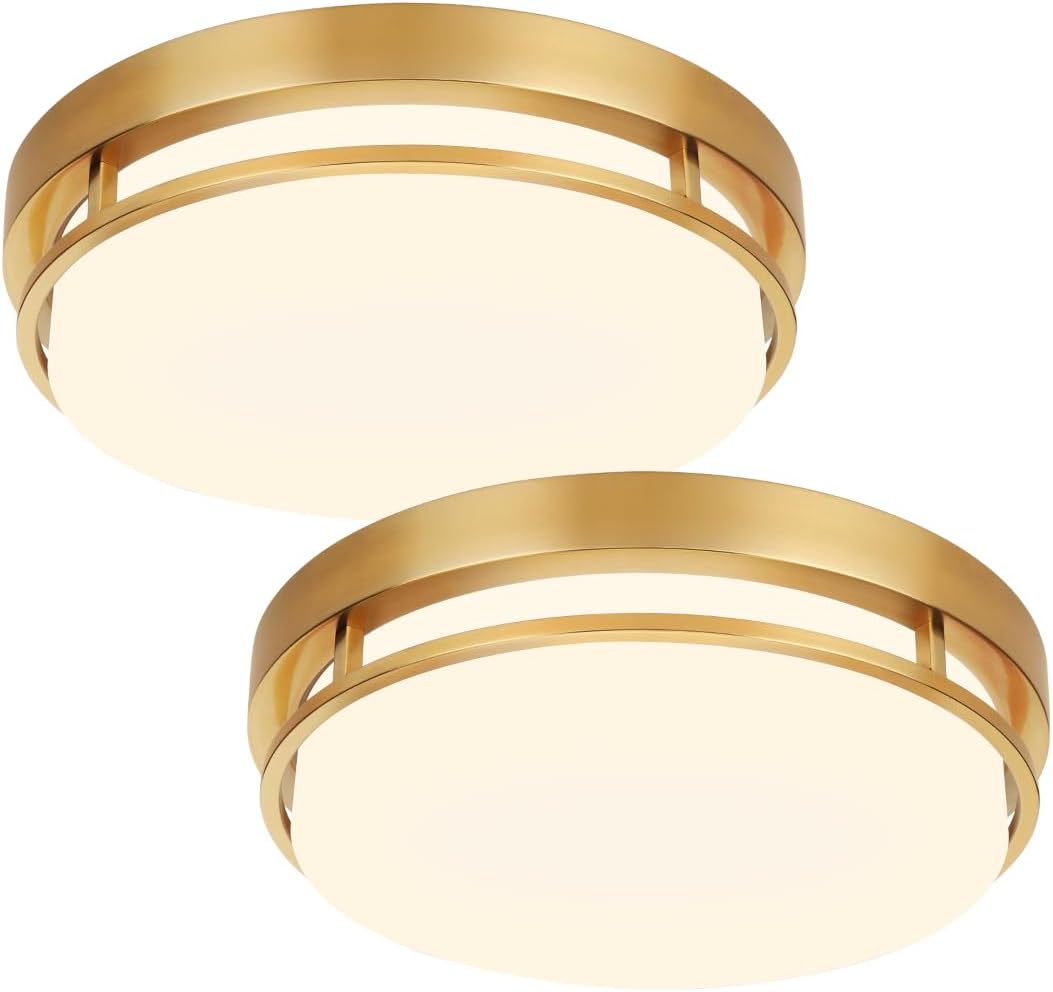 hykolity 13 inch Flush Mount LED Ceiling Light Fixture, 2700K/3000K ...