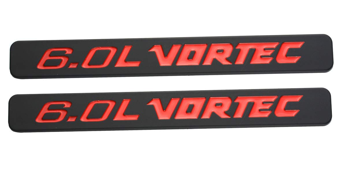 Amazon.com: Aimoll 2pcs Chrome 6.0L VORTEC Badge 3D Emblems Replacement ...
