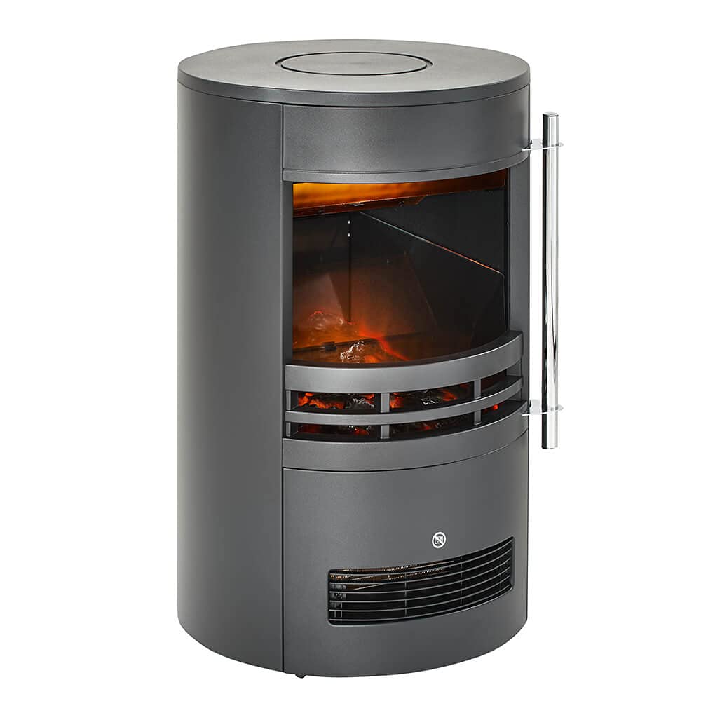 Buy Trueshopping Freestanding Cylinder Electric Stove Heater - Modern ...