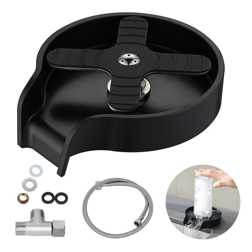 Supvox® Glasser Rinser for Kitchen Sink with Install Set, Stainless ...