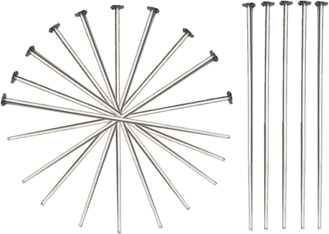 WUTUDMAI 200 Pcs 304 Stainless Steel Head Pins T-Shaped Flat Head Pins ...