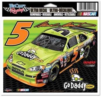 Amazon.com: #5 Mark Martin GoDaddy Decals | Ultra Decals : Sports ...