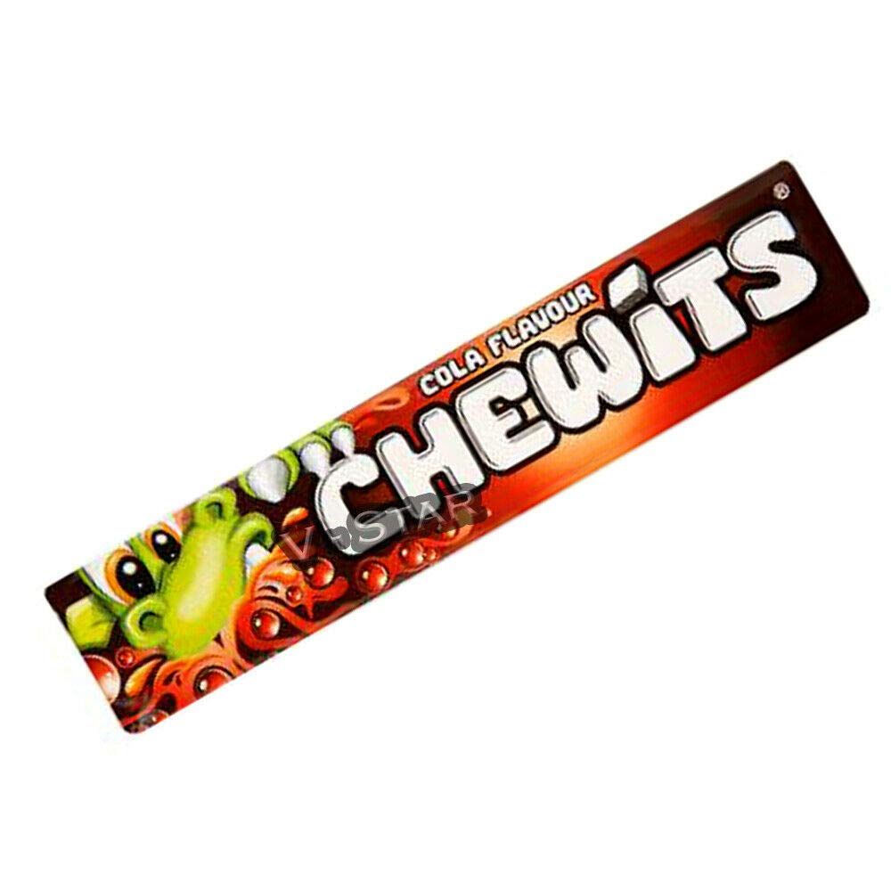 Buy CHEWITS Fruity Flavoured Sweets Candy Bars (COLA - 30g, x 10 Packs ...