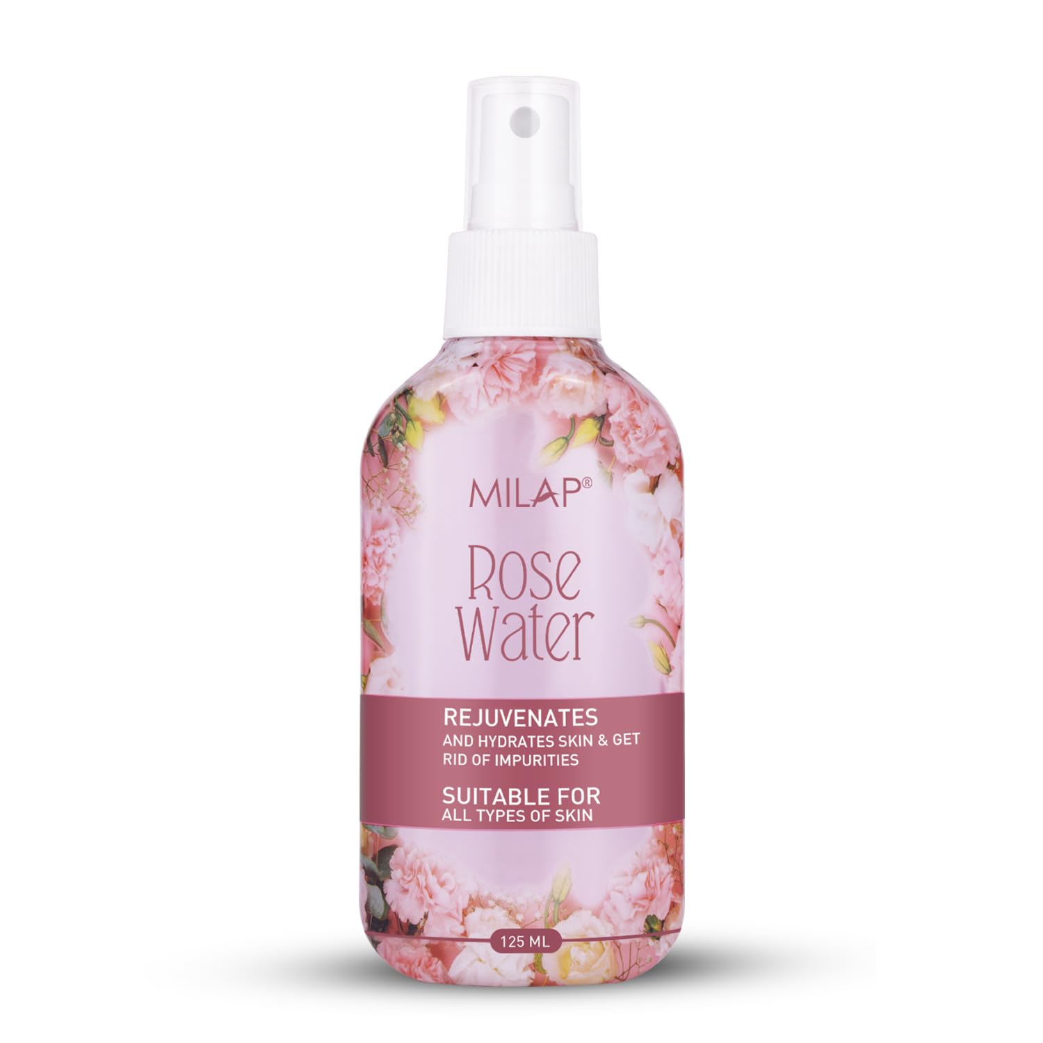 Buy Milap Rose Water Face Toner For Glowing & Hydrated Skin Women (125 ...