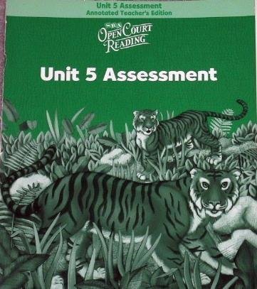 Open Court Reading: Unit 5 Assessment Annotated Teacher Edition Level 2 ...