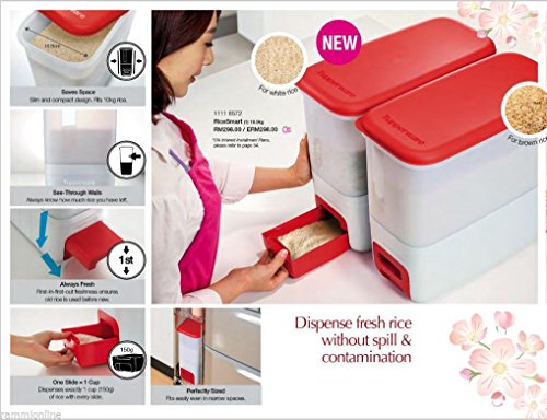 Tupperware Smart Rice Dispenser (10 Kg) With Multi Freebies - Want It All