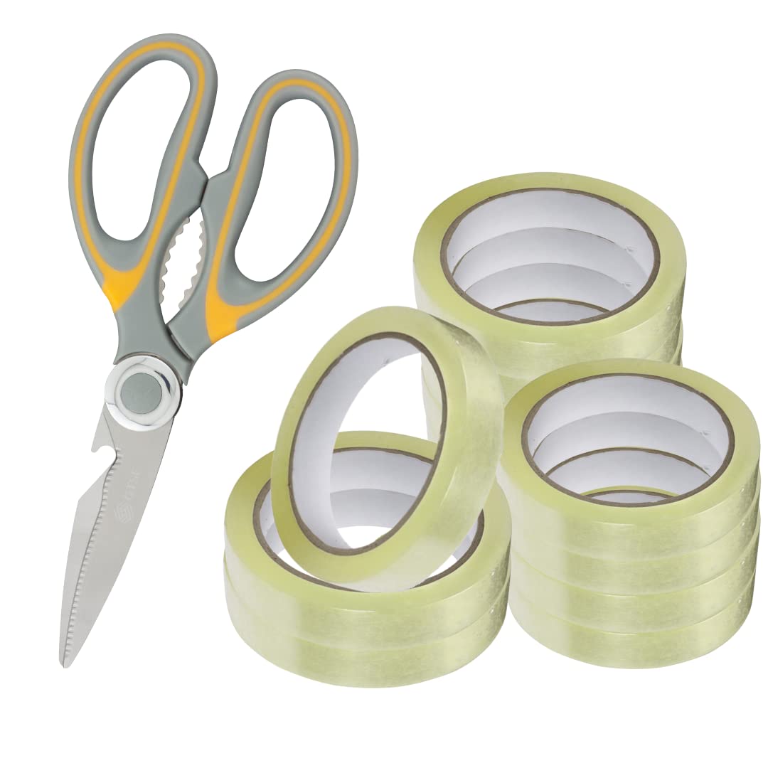 Amazon.com: GTSE Premium Clear Tape, 12 Large Rolls and Heavy Duty ...
