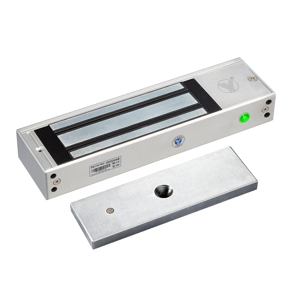 YLI YM-500N(LED) Electromagnetic Lock for Single Door, 1200lbs Holding ...