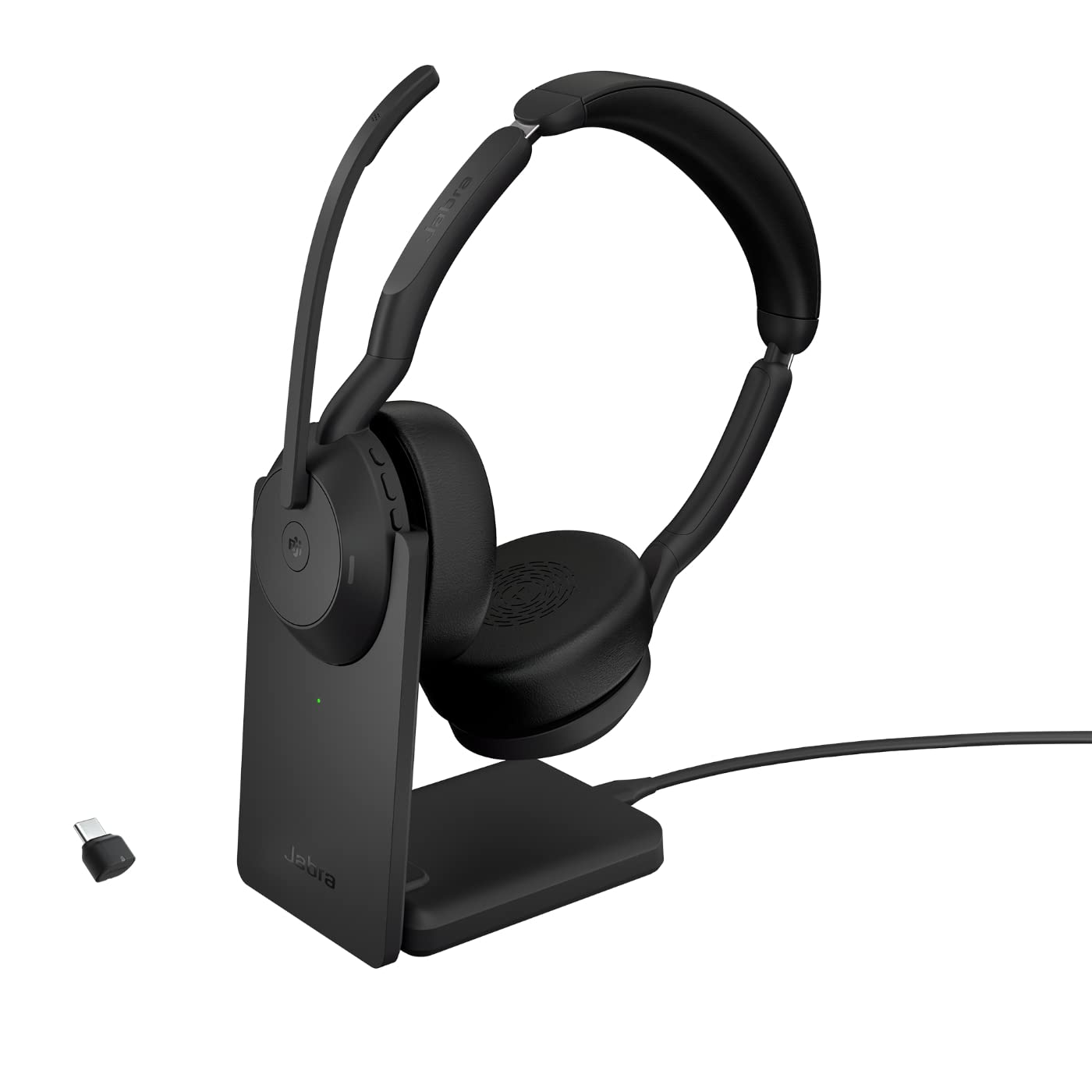 Amazon.in: Buy Jabra Evolve2 55 Stereo Wireless Headset with Charging ...