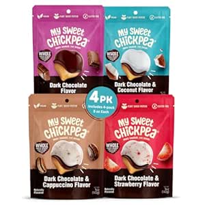 Amazon.com : My Sweet Chickpea Chocolate Flavor Covered Chickpeas ...