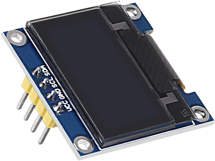 Dealikee 5PCS 0.96″ OLED Display Module, 128 x 64 OLED Display 0.96 ...