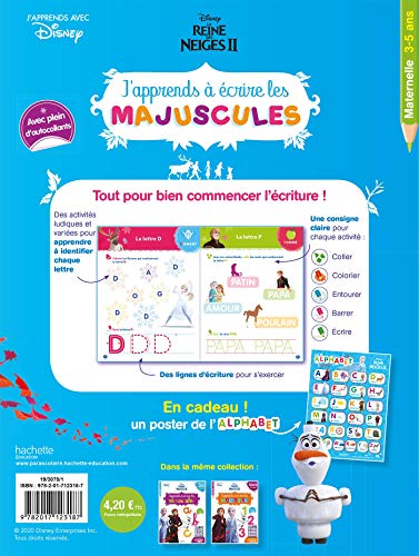 Snapklik.com : Disney - La Reine Des Neiges 2 - Japprends A Ecrire Les ...