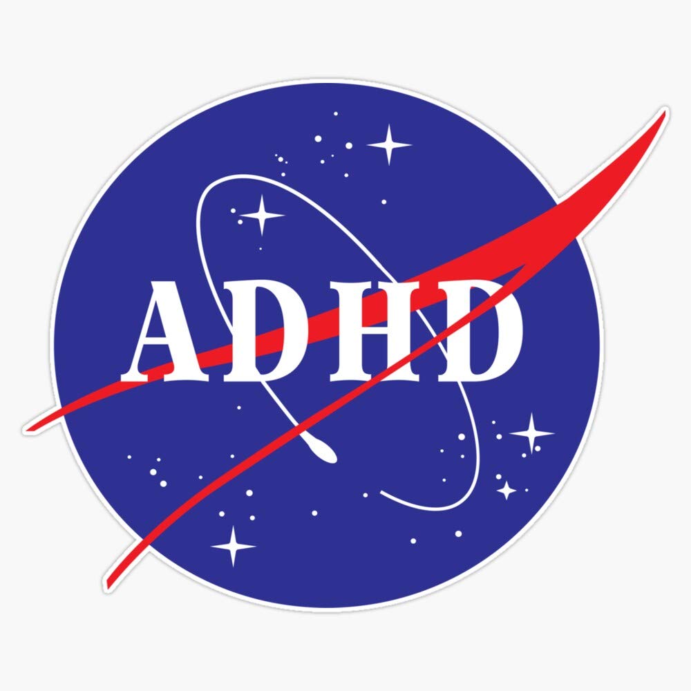 Amazon.com: Adhd Space Vinyl Waterproof Sticker Decal Car Laptop Wall ...