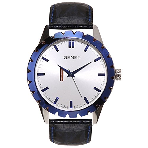 Genex Analog White Dial Mens Watch-Gx-2014 : Amazon.in: Fashion