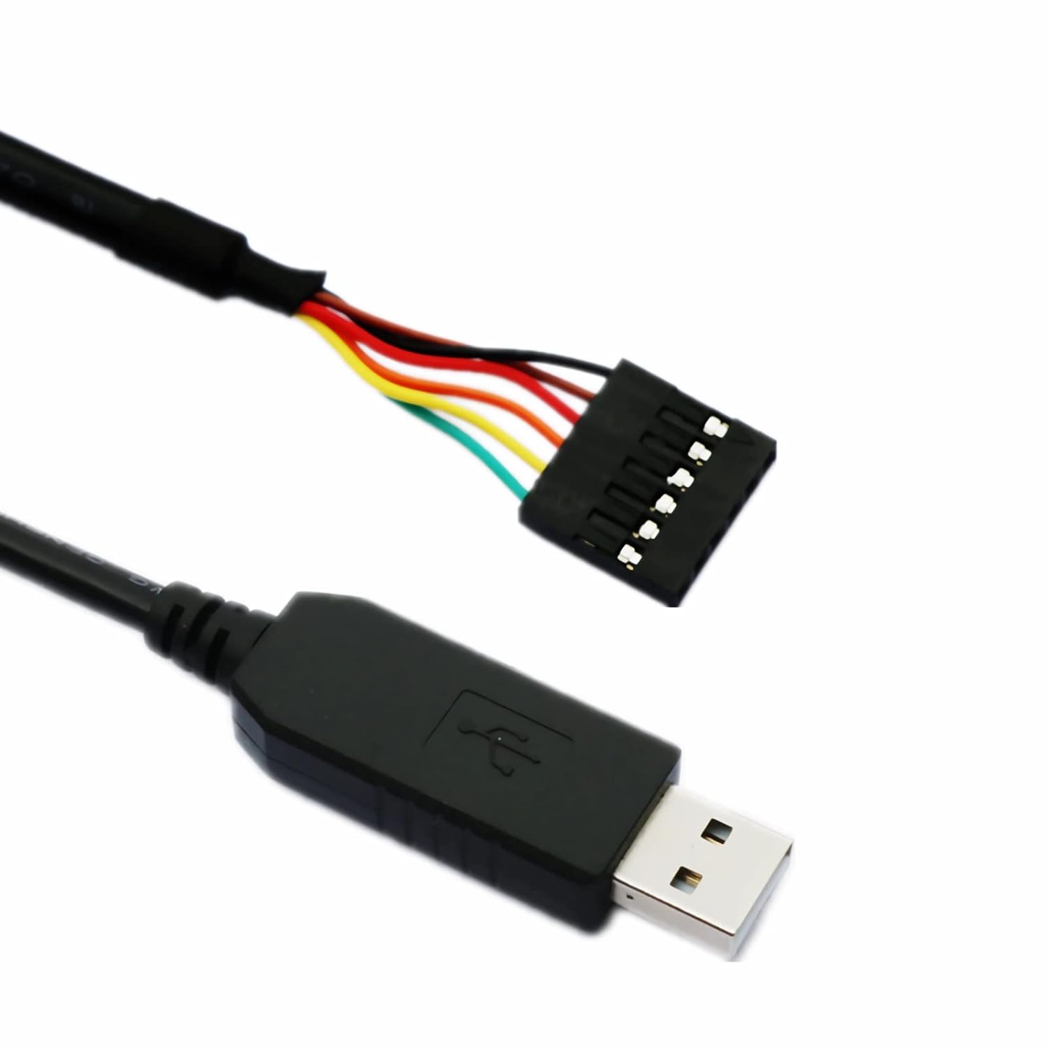 Jxeit FTDI TTL-232R-3V3 USB to TTL Serial Cable,3.3V,6 Way, USB to UART ...