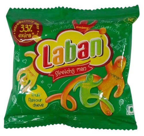 Laban Stretchy Man Chews - Fruit Flavour, 26g Pouch : Amazon.in ...