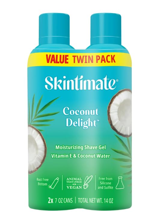 Amazon.com: Coconut Delight Womens Shave Gel Twin Pack, 14 oz Total ...