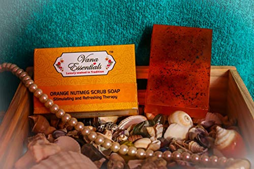 Buy Vana Essentials Organic Orange Nutmeg Soap 110 gms For Stimulating ...