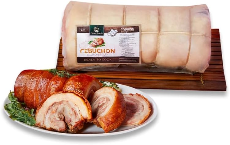 Amazon.com: Cebuchon Seasoned Lechon Belly, Frozen 4.5-5 lb., Pork ...