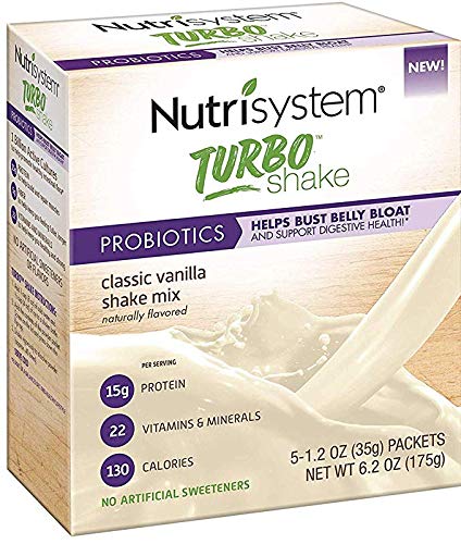 Amazon.com: Turbo Shake Probiotics, Classic Vanilla Shake Mix, 5 Little ...