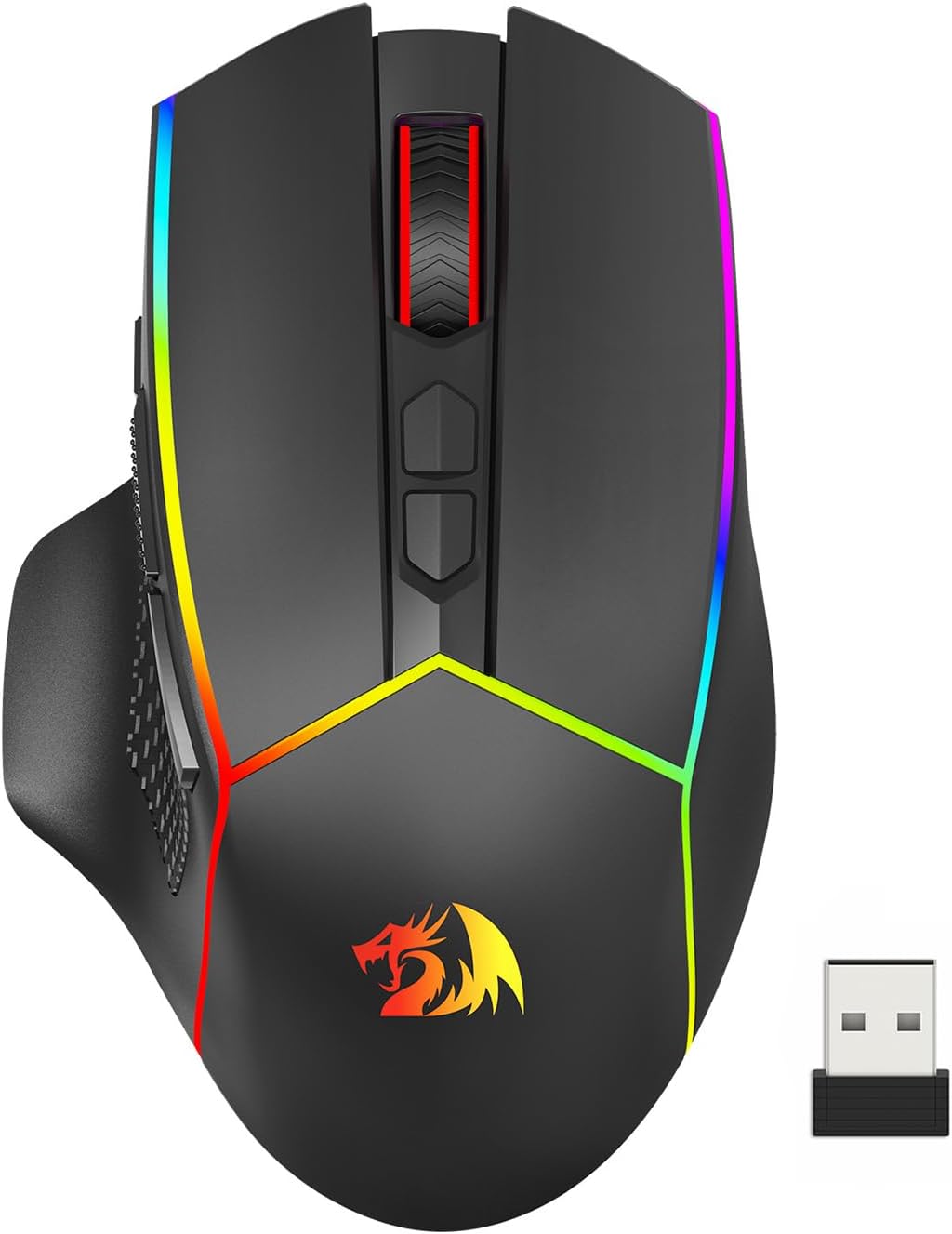 Amazon.com: Redragon Wireless Gaming Mouse, Tri-Mode 2.4G/USB-C ...