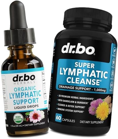 Amazon.com: Lymphatic Drainage Supplements Drops & Pills - Organic ...