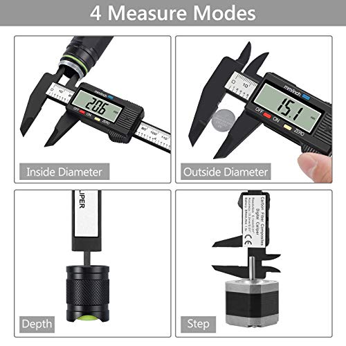 Snapklik.com : Digital Caliper 6 Inch,Electronic Vernier Caliper 150mm ...