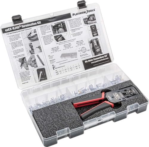Platinum Tools 90187 ezEX-RJ45 Termination Kit: Amazon.com: Tools ...