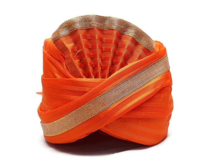 Buy ALTRONA Orange Color Pagri/Orange Turbon for Marrage,Barati at ...