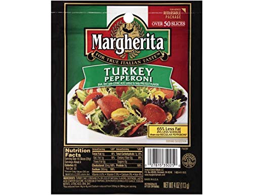 Amazon.com: Margherita Turkey Pepperoni, 4.5 oz : Grocery & Gourmet Food
