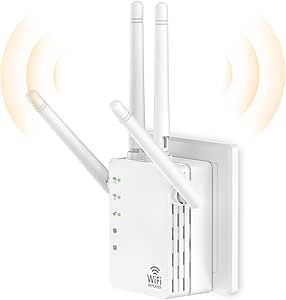 Amazon.com: YIOPOUIMN WiFi Extender, 1200Mbps Dual Band 5GHz/2.4GHz ...