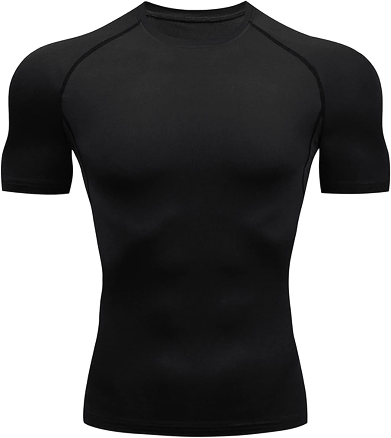 Amazon.com: Men's Compression Shirts Short Sleeve Bodybuilding Gym ...