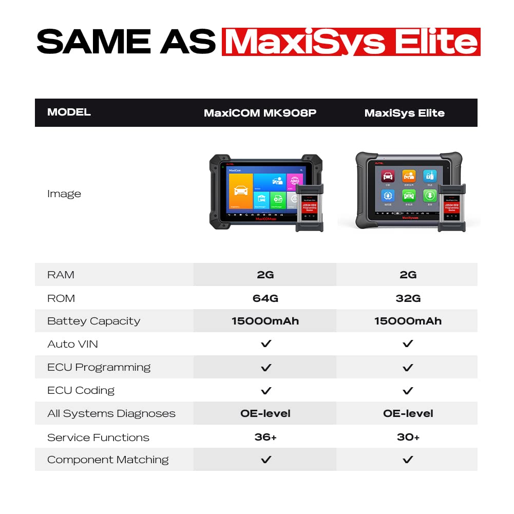 Buy Autel MaxiSys Pro MK908P Auto Diagnostic Scanner, Same as MaxiSys ...