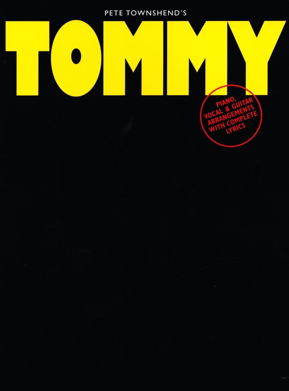 Pete Townshend's Tommy: The Who, Townshend, Pete: 9780711958050: Amazon ...