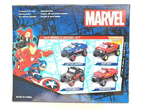 Marvel 4X4 Rebels Model Kit Easy Assembly - Captain America 2019 Ford ...