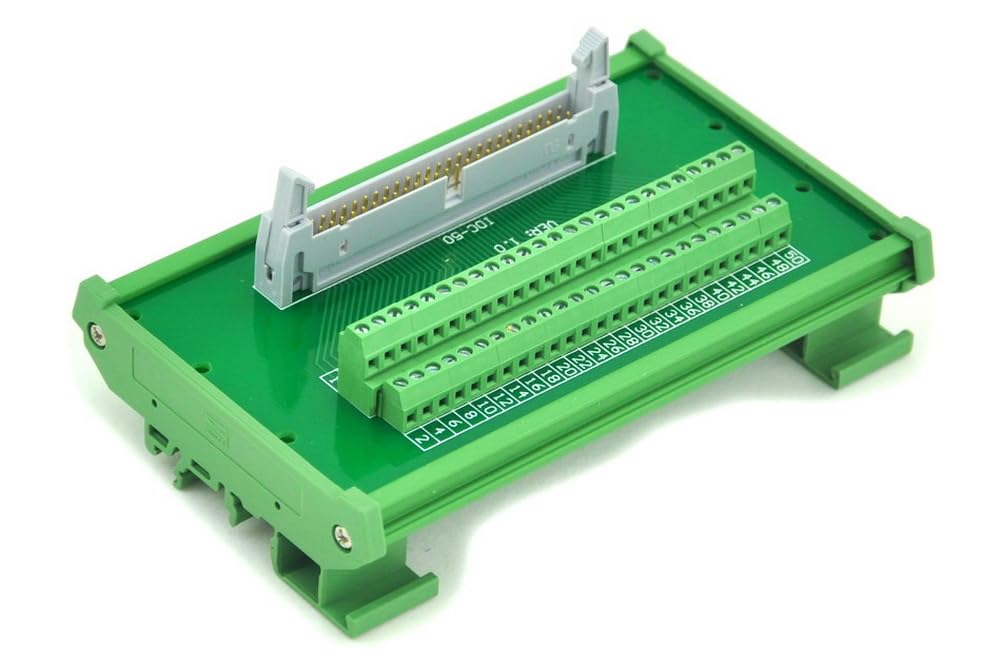 Snapklik.com : DIN Rail Mount Flat Ribbon Cable 0.1" FRC Connector ...