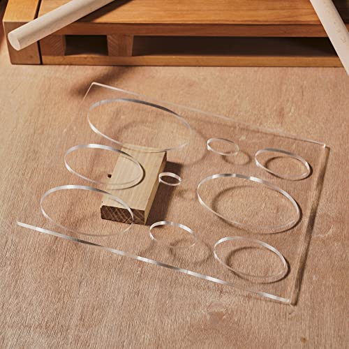 Snapklik.com : 12"10" Inches 9-in-1 Oval Inlay Template Router And ...