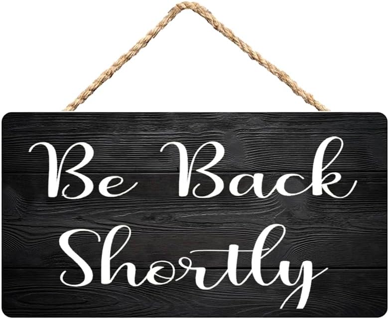 Amazon.com: Vintage Metal Signs Sorry Back in 5 Minutes Tin Sign Poster ...