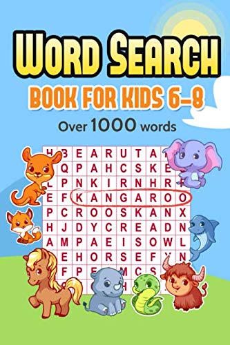 Word Search Books for Kids 6-8: More Than 1000 Words, Fun and ...