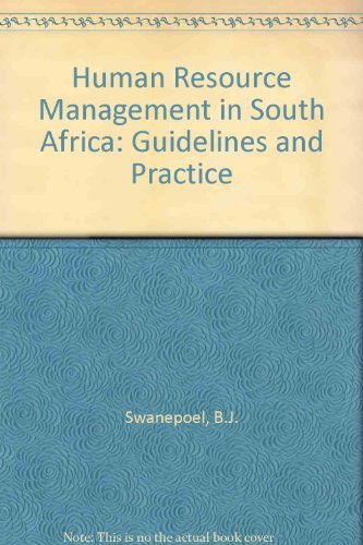 South African Human Resource Management: Swanepoel, B. J.: 9780702133305: Amazon.com: Books