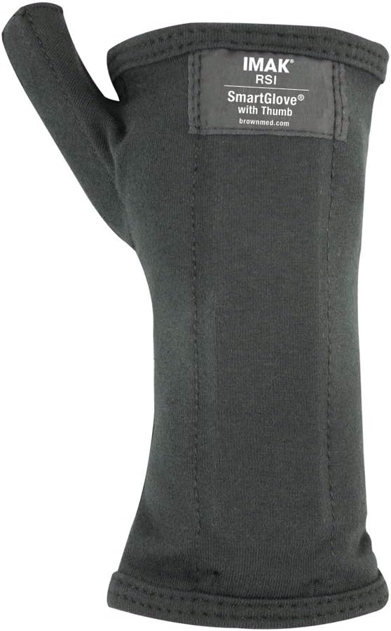 Amazon.com: Imak Smart Glove with Thumb Support, Black, Small : Health ...